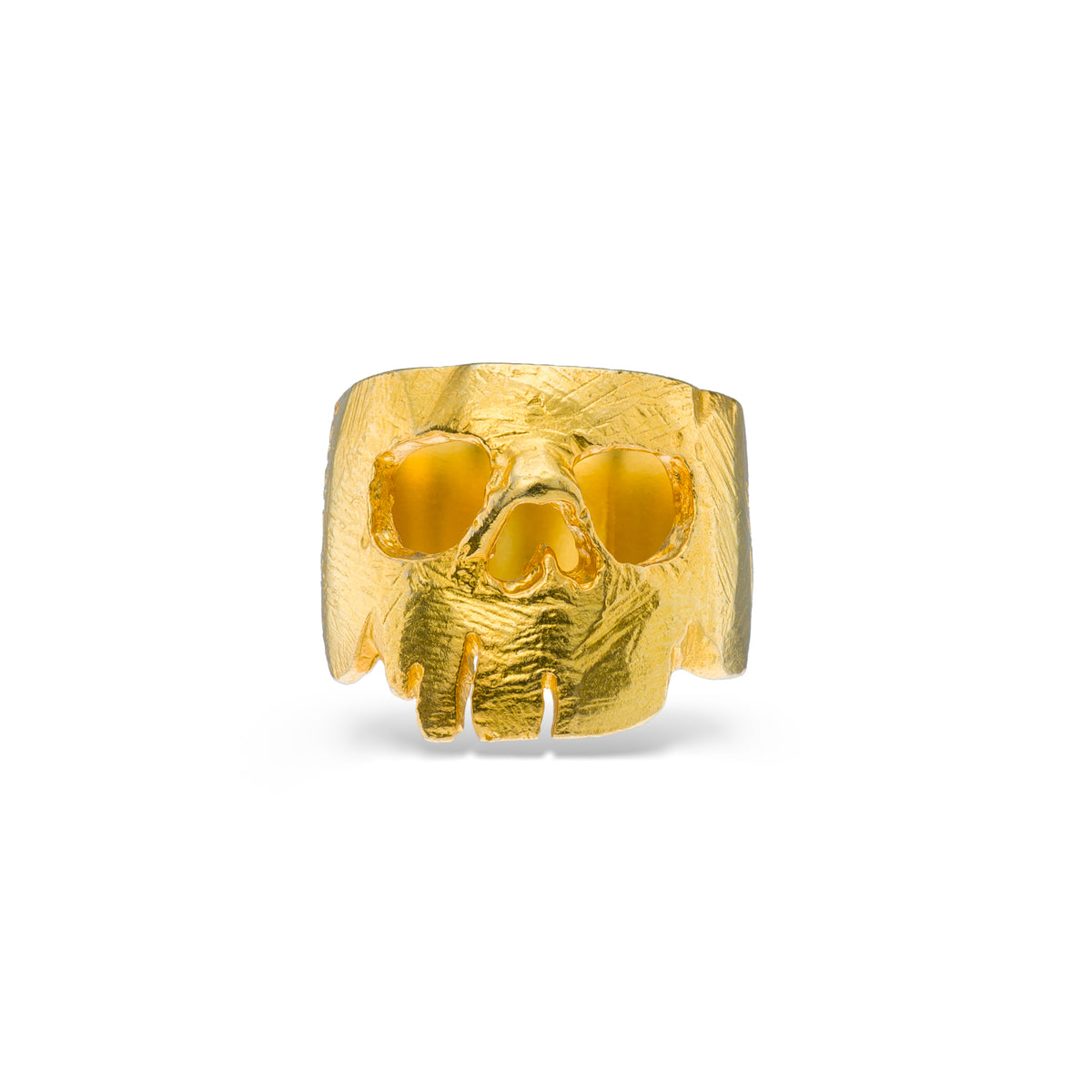 GOLD SKULL RING – Mike Glass